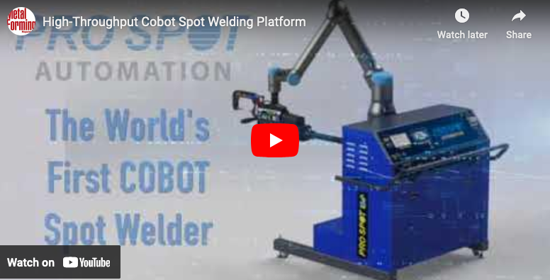 High-Throughput Cobot Spot Welding Platform | MetalForming Magazine ...