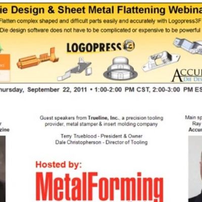 Die Design & Sheet Metal Flattening | MetalForming Magazine Webinar