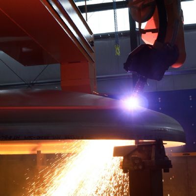 Nozzle-Cutting Technology for Tank Heads | MetalForming Magazine Article