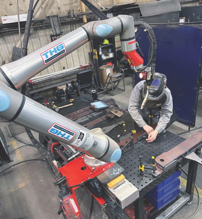 Throughput Gains via Cobot Welding | MetalForming Magazine Article